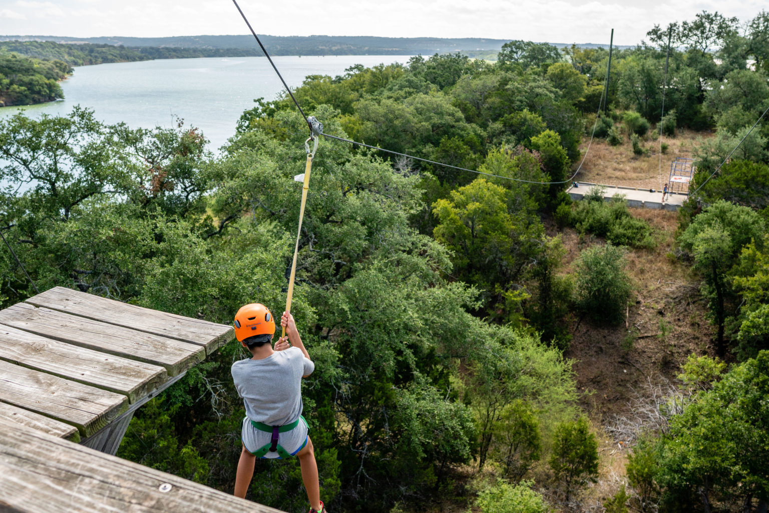Ropes Course Mini Session: Lake Travis Camp The Rock Wall & Zip Line ...
